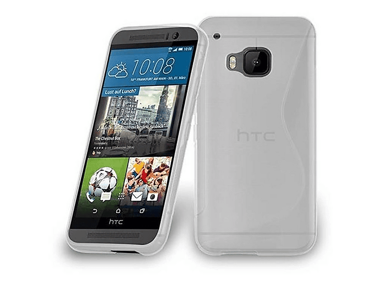 Funda - CADORABO Funda de TPU S-Line para móvil, Compatible con HTC ONE ...