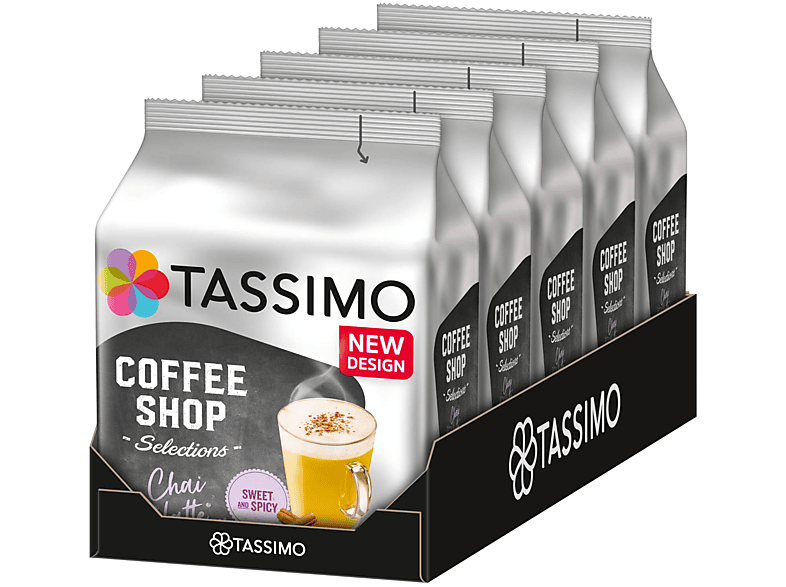 TASSIMO Kapseln Coffee Shop Selections Chai Latte 5 x 8 Teekapseln ...