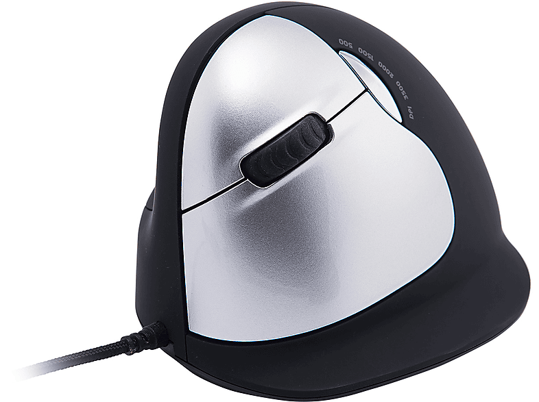 R-GO HE Mouse, Ergonomische Maus, Groß (Handlänge über 185mm ...