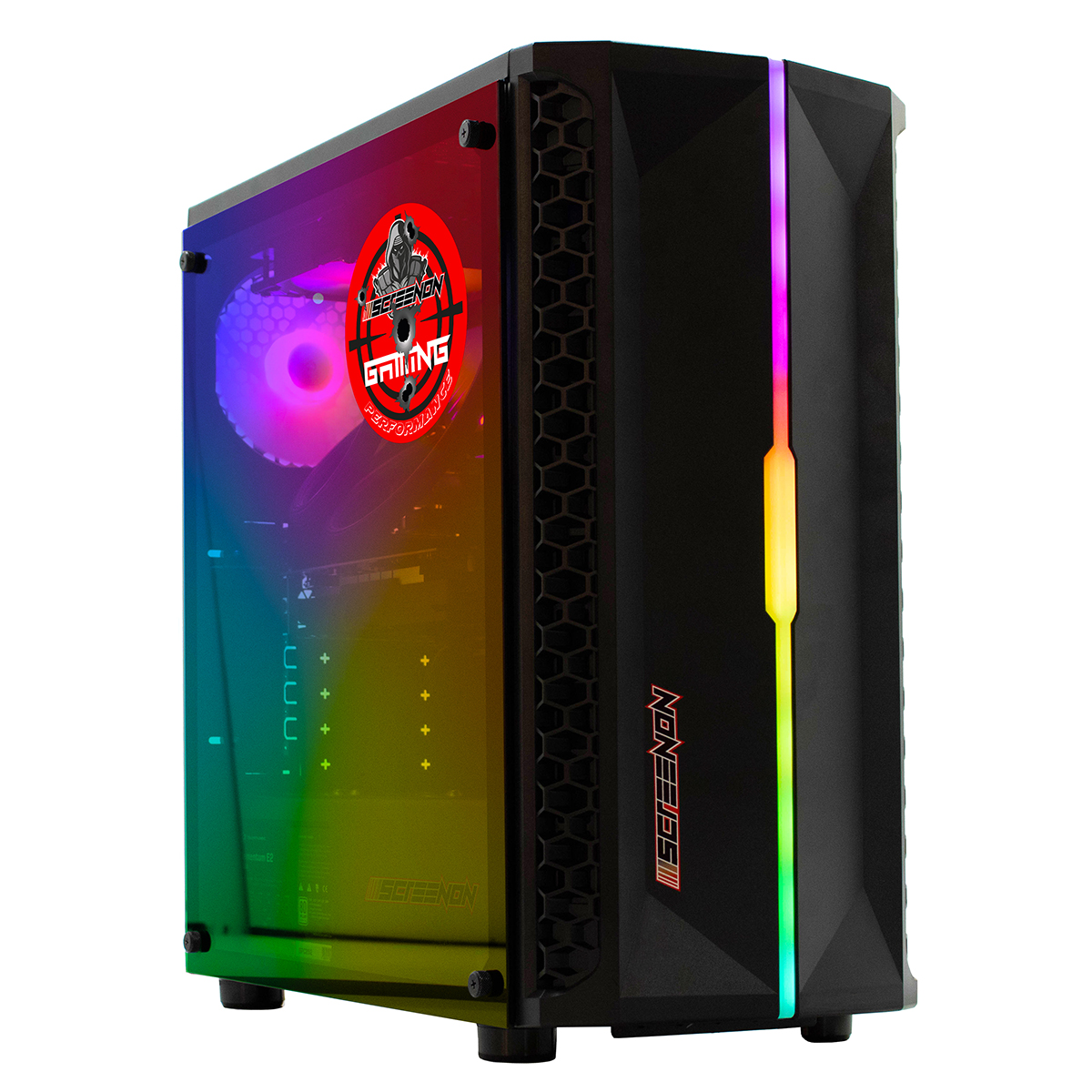 SCREENON Gamer Set - Gaming Komplett PC – B3, Gaming PC mit Ryzen 5 ...