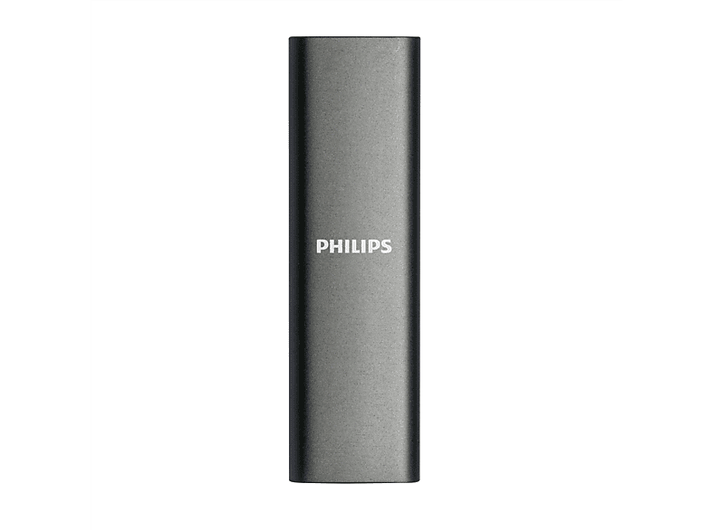 PHILIPS Portable SSD Festplatte FM50SS030P/00, USB-C 3.2, 500 GB SSD, 2 ...