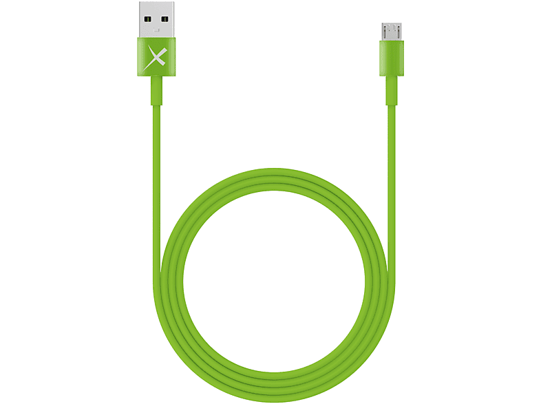 XLAYER Colour Line Ladekabel Micro-USB grün USB-Kabel | SATURN