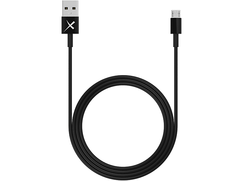 XLAYER Colour Line Ladekabel Micro-USB schwarz USB-Kabel | SATURN