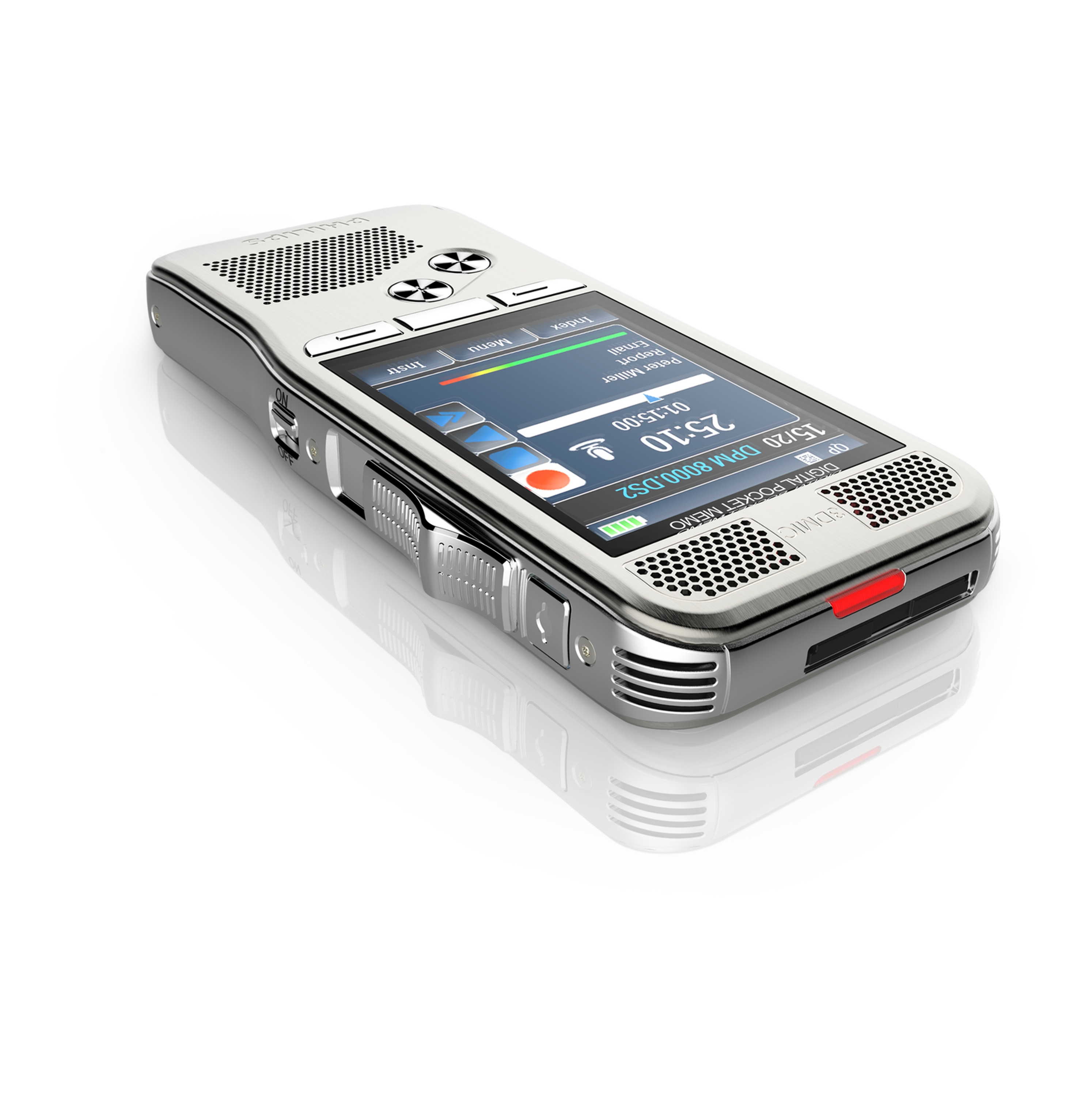 Dyktafon PHILIPS DPM 8300 Srebrny | sprawdź cenę i opinie w MediaMarkt