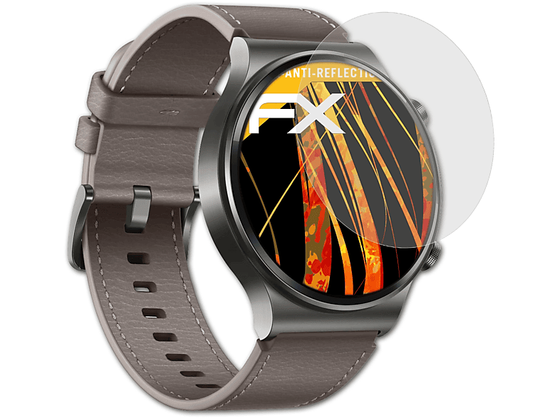 ATFOLIX 3x FX-Antireflex Displayschutz(für Huawei Watch GT 2 Pro ...