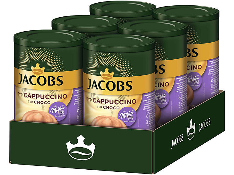 JACOBS Typ Cappuccino Choco mit Milka Geschmack Instantkaffee (In ...