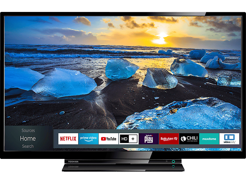 TOSHIBA 32L3163DAS LED TV (Flat, 32 Zoll / 80 cm, Full-HD, SMART TV ...