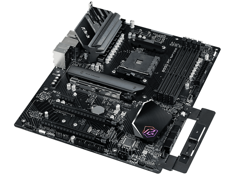 ASROCK B550 PHANTOM GAMING Riptide (AM4) (D) Mainboards schwarz;silber ...