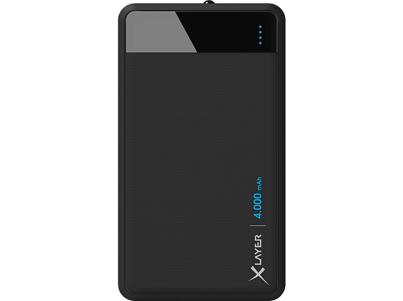 XLAYER Colour Line Powerbank 4000 mAh Schwarz | MediaMarkt