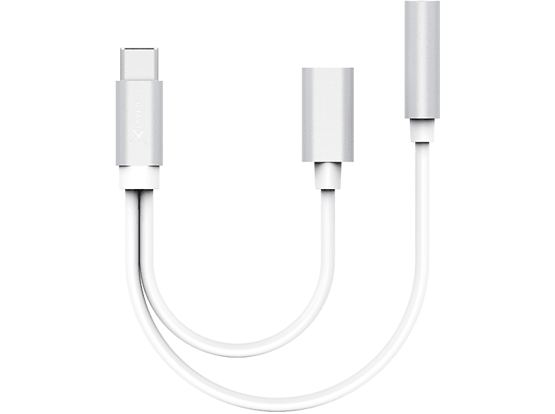 XLAYER USB-C Splitter auf USB-C und AUX Adapter | MediaMarkt