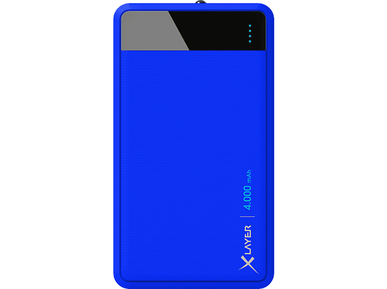 XLAYER Colour Line Powerbank 4000 mAh Blau | MediaMarkt