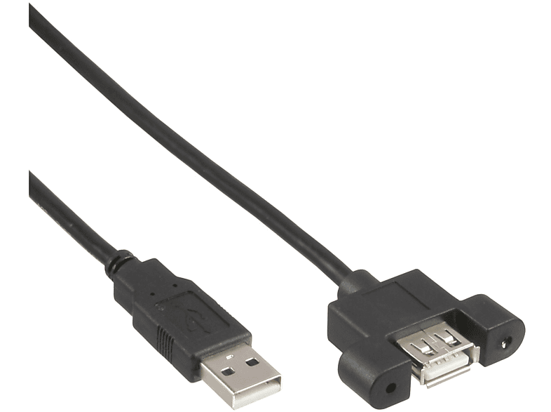 INLINE 120er Bulk-Pack InLine® USB 2.0 Kabel, Stecker A auf ...