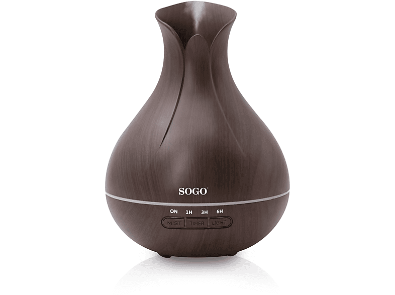 Difusor de aroma - SOGO AIR-SS-21721, 0,40 l, 25 m³, Marrón | MediaMarkt