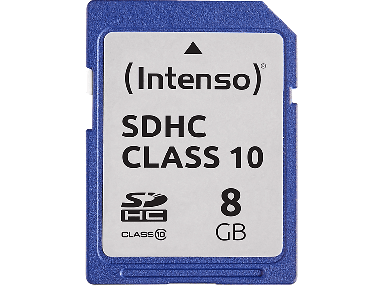 INTENSO SD Card Class 10 8GB SDHC, SD Speicherkarte, 8 GB, 20 MB/s ...