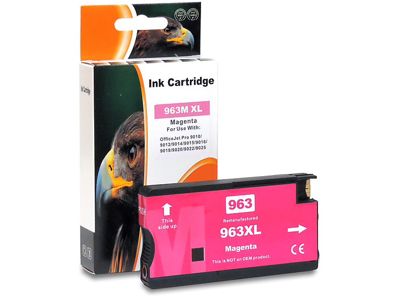 D&C 963XL, 3JA28AE Tinte Patrone 3JA28AE 963XL Magenta (963XL, 3JA28AE ...