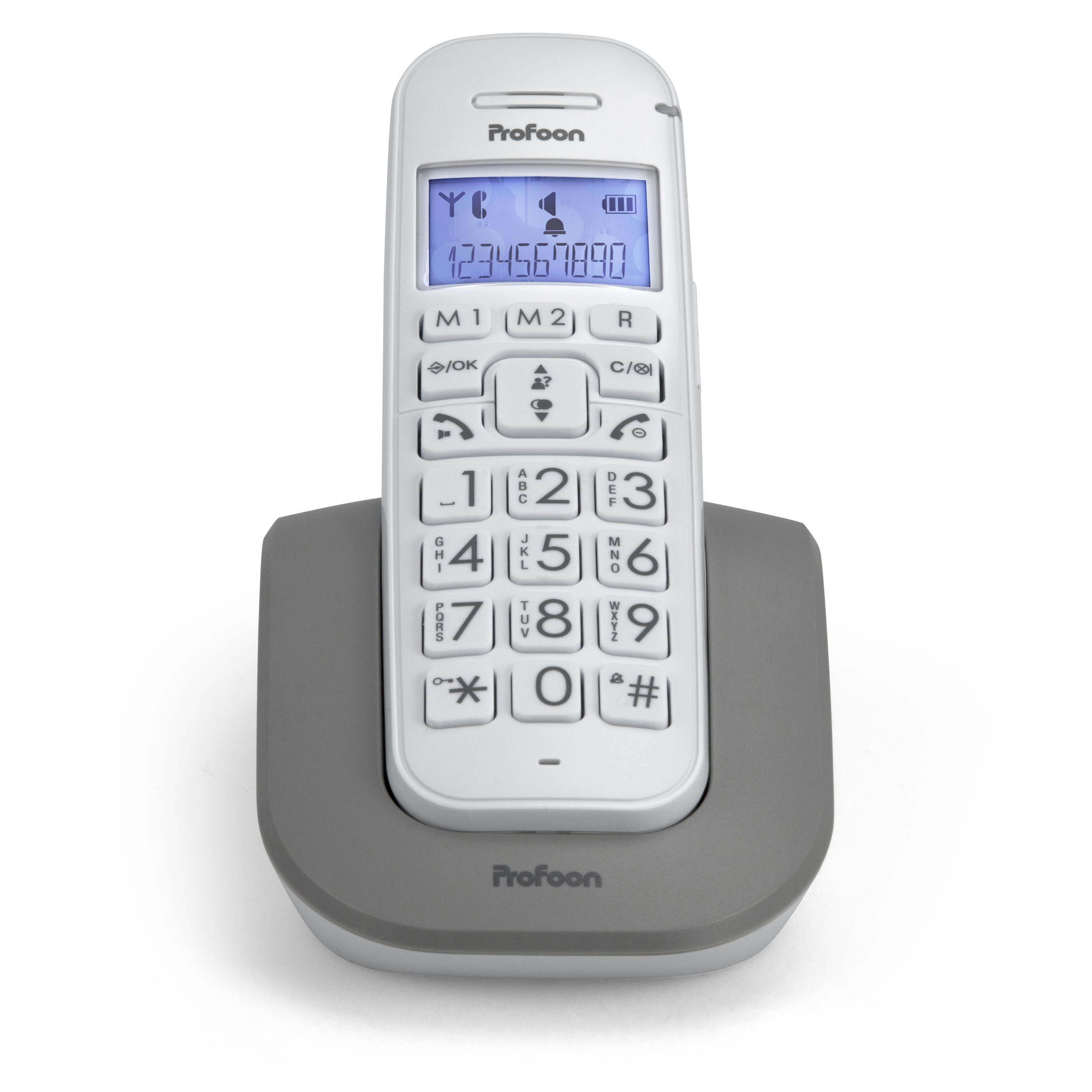 PROFOON PDX-2608 DUO | DECT-Telefon mit großen Tasten - 2 Mobilteile ...