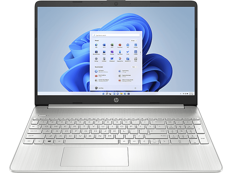 HP 15s-eq2102ns, Notebook, mit 15,6 Zoll Display, AMD Ryzen™ 5,Ryzen™ 5 ...