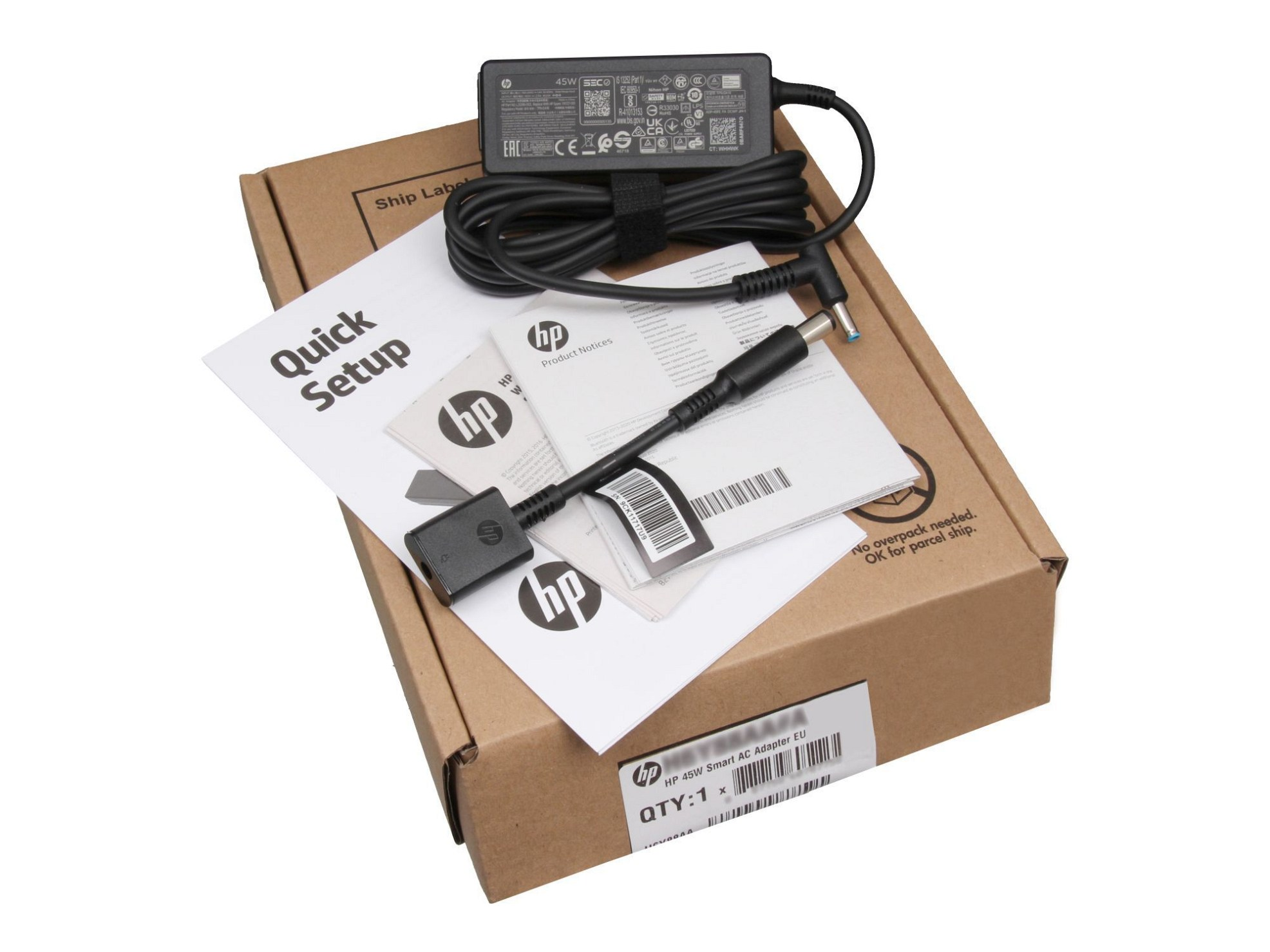 HP L25296-001 mit Adapter Original Netzteil 45 Watt | MediaMarkt