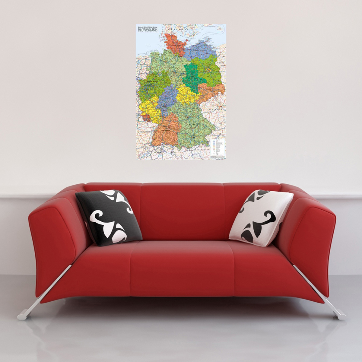 Landkarten | Poster - Germany Map | MediaMarkt
