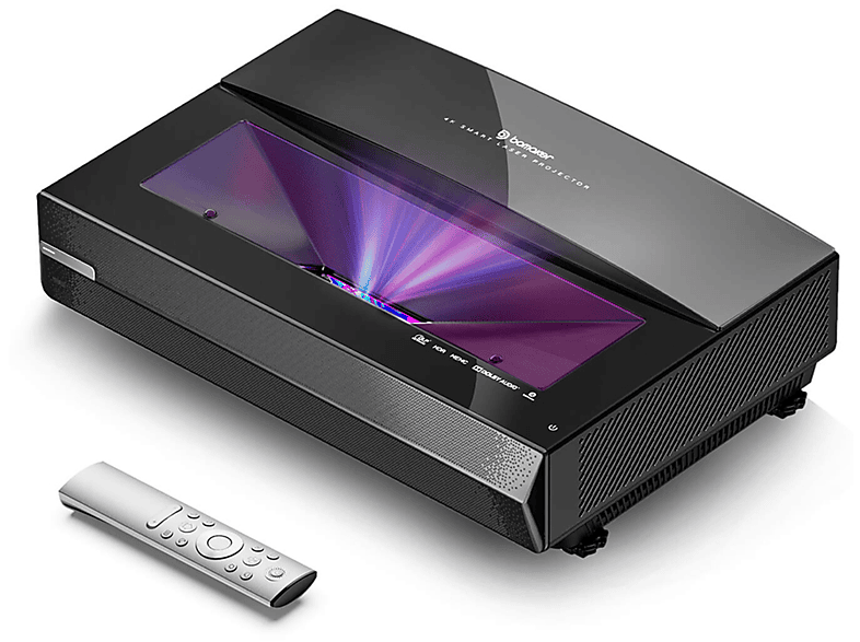 BOMAKER Pol-4K Laser Beamer TV 4K 2500ANSI Lumen WLAN Beamer(HDR 4K ...
