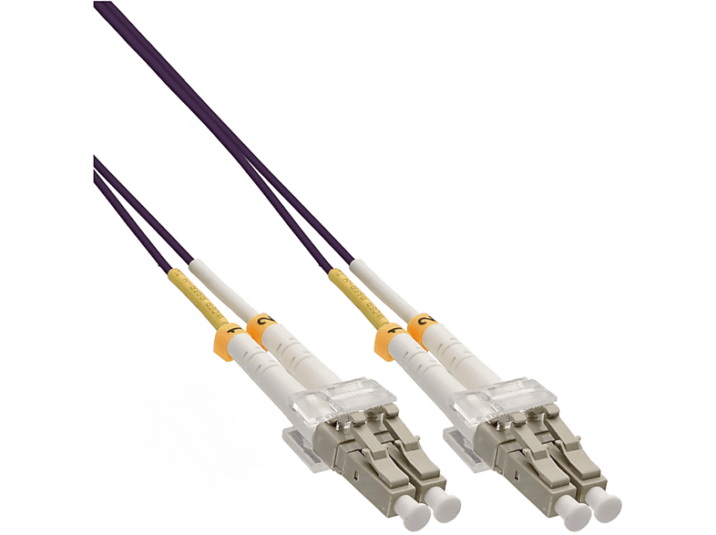 INLINE LWL Duplex Kabel LC/LC 50/125µ, Patchkabel LWL, 2 m | SATURN