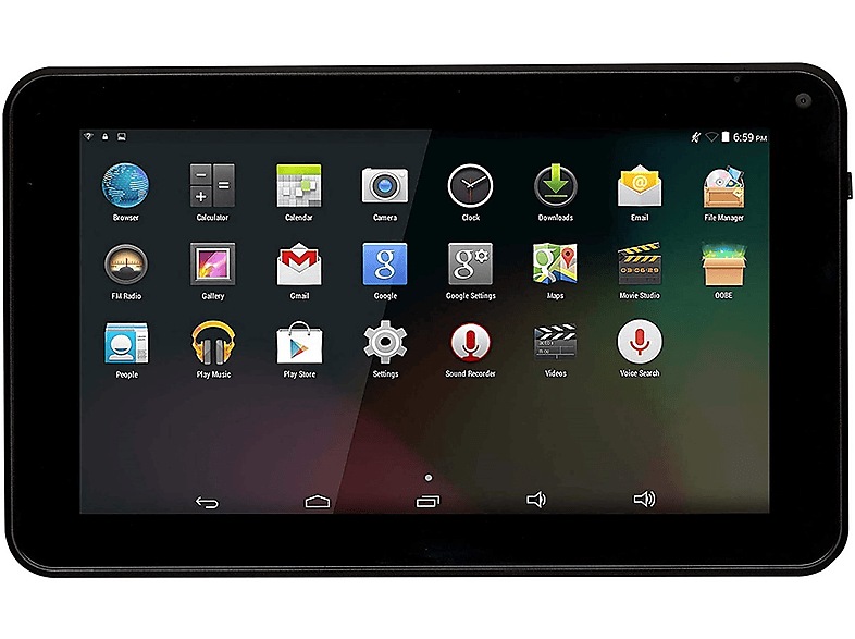 DENVER TAQ-70332, Tablet, 8 GB, 7 Zoll, schwarz | MediaMarkt