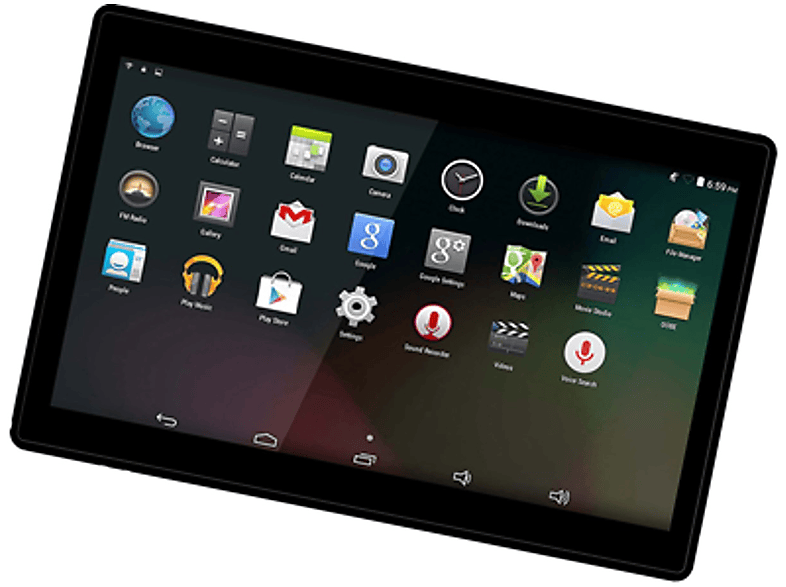 DENVER TAQ-10285, Tablet, 64 GB, 10,1 Zoll, schwarz | MediaMarkt