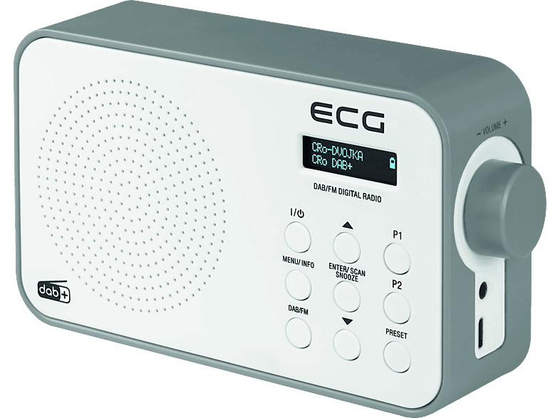 Radio portátil | RD 110 DAB White ECG, Negro | MediaMarkt