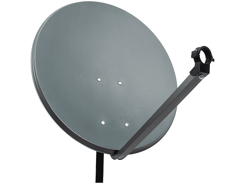 PREMIUMX PXS80 Satellitenschüssel 80cm Stahl Anthrazit Satellitenantenne SAT Spiegel ...
