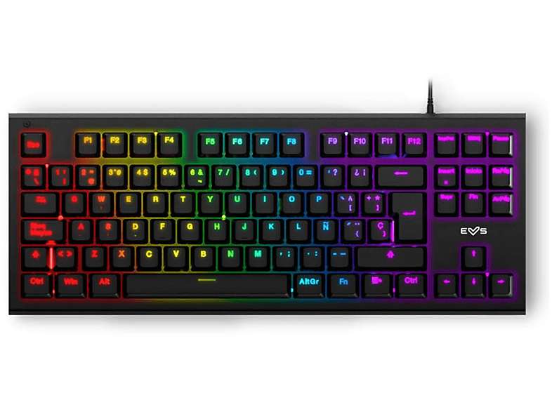 Teclado Gaming | ENERGY SISTEM 452101, USB, Teclas iluminadas, idioma ...