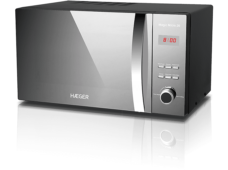 Microondas | HAEGER MAGIC MICRO 26, 240 V, 5 potencia, 26 l, Gris ...