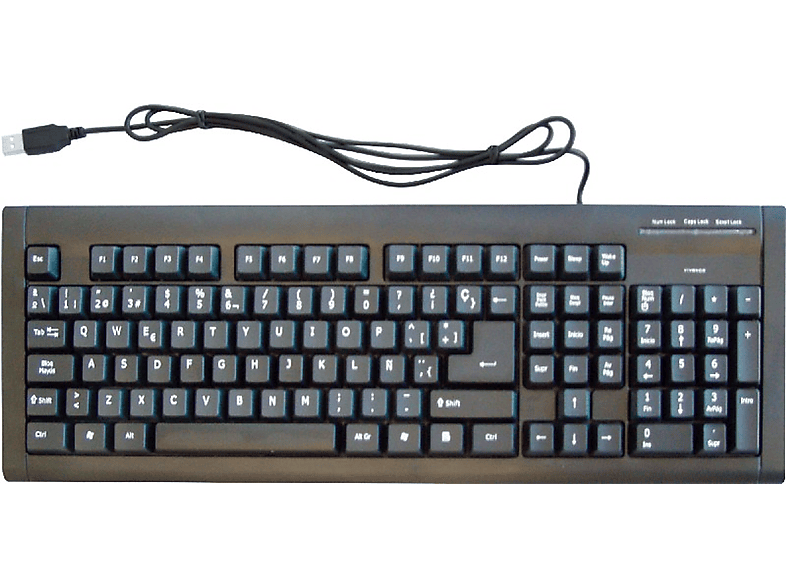 Teclado gaming | VIVANCO 28784, Cable, Negro | MediaMarkt