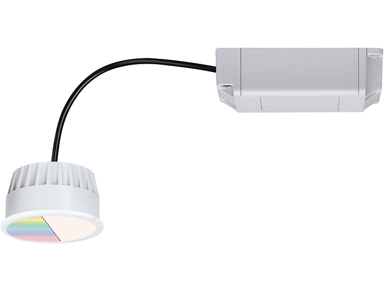 Lampa PAULMANN LICHT RGBW Coin Stal satynowa | MediaMarkt