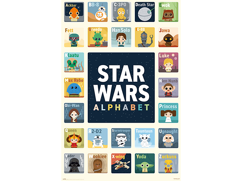 Star Wars | Poster - Alphabet | MediaMarkt