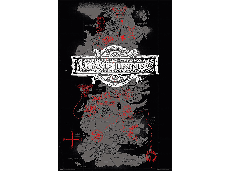 Game of Thrones | Poster - Map | MediaMarkt