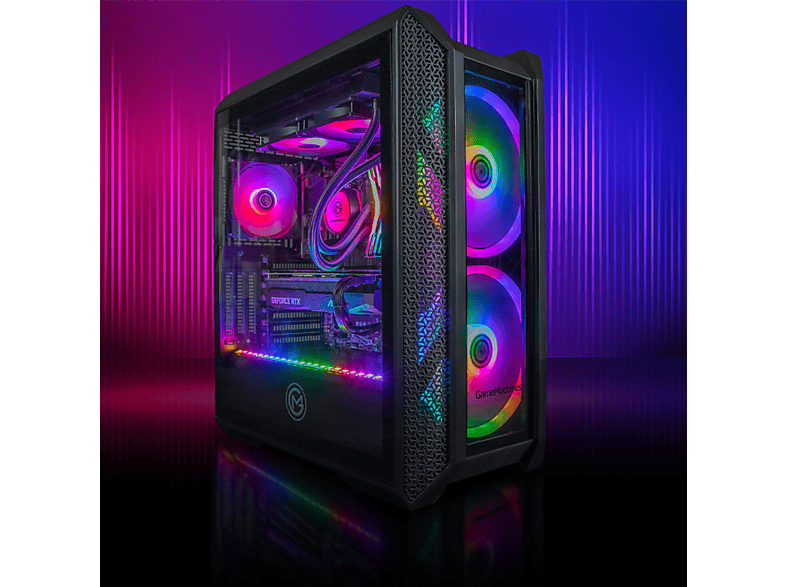 GAMEMACHINES Cyclon, Wasserkühlung, Intel i7-12700F, Windows 11 Pro ...