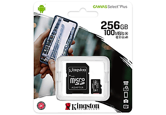 Tarjeta Micro SD Kingston Canvas Select Plus 256GB - KINGSTON | MediaMarkt