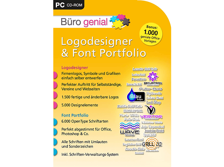 Büro genial – Logodesigner & Font Portfolio | [PC] | MediaMarkt