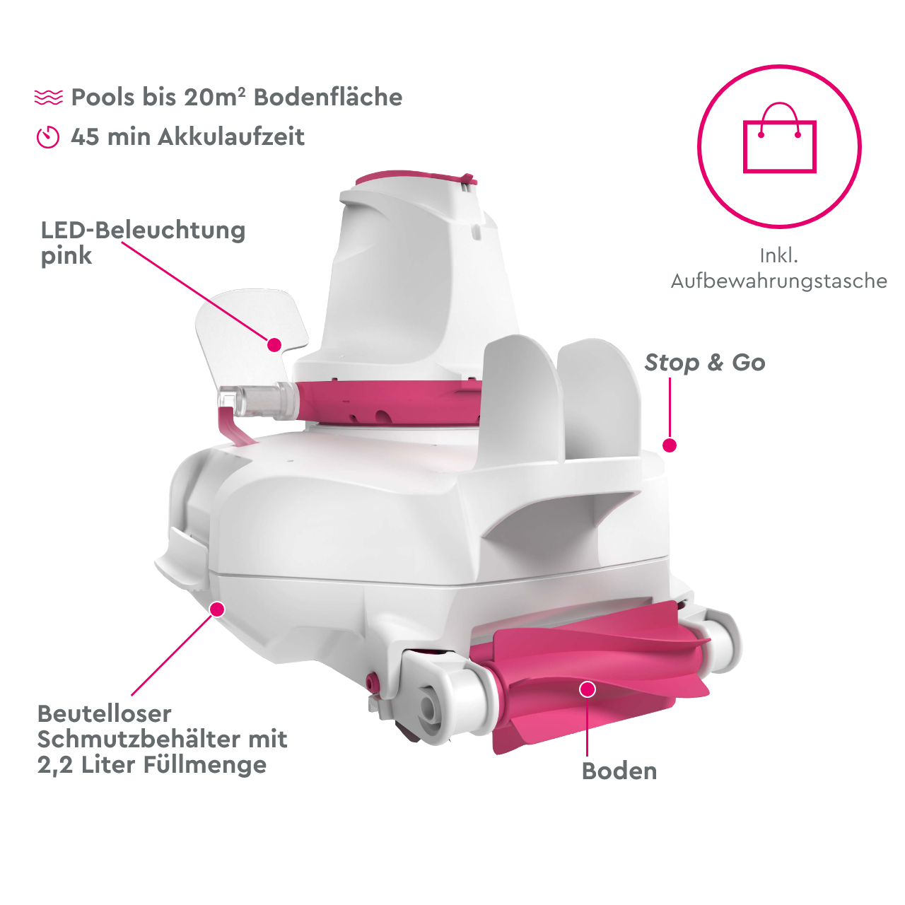 BWT BWT Akku-Poolroboter BC100 Plus Poolroboter | MediaMarkt