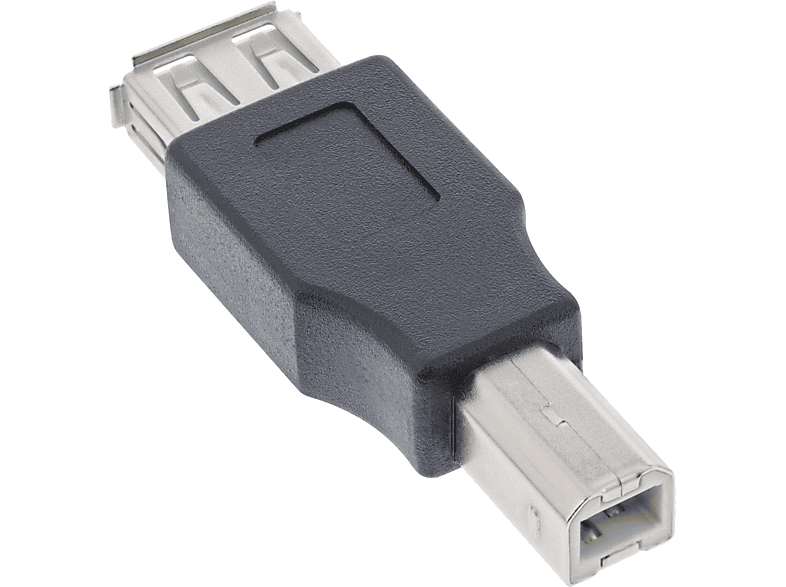 INLINE InLine® USB 2.0 Adapter, Buchse A auf Stecker B Adapter ...