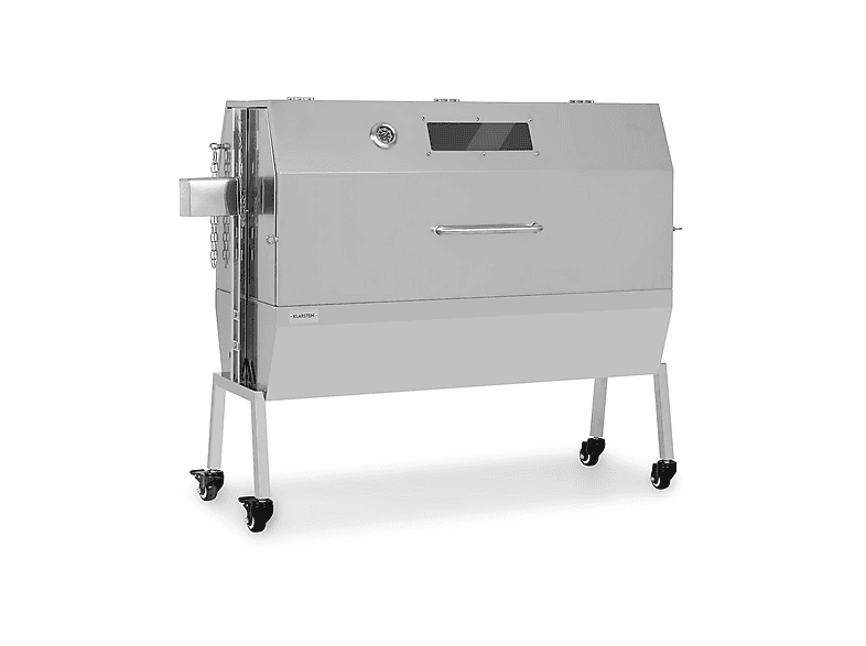 KLARSTEIN Sauenland Pro XL Spanferkelgrill, Silber-Metallic | MediaMarkt