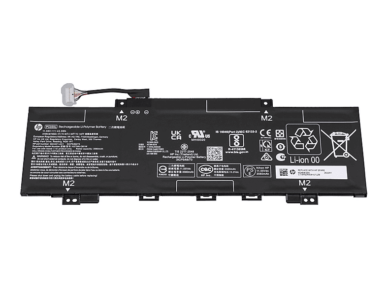 HP PC03XL Original Li-Polymer Akku, 11.55 Volt, 3560 mAh | MediaMarkt