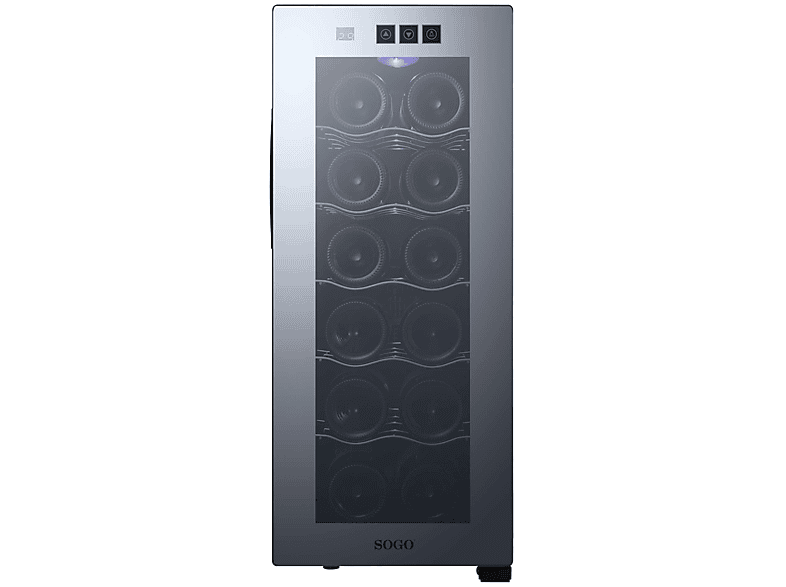 Vinacoteca libre instalación | SOGO NEV-SS-21905, Sistema de refrigeración por tubo de calor, 12 ...