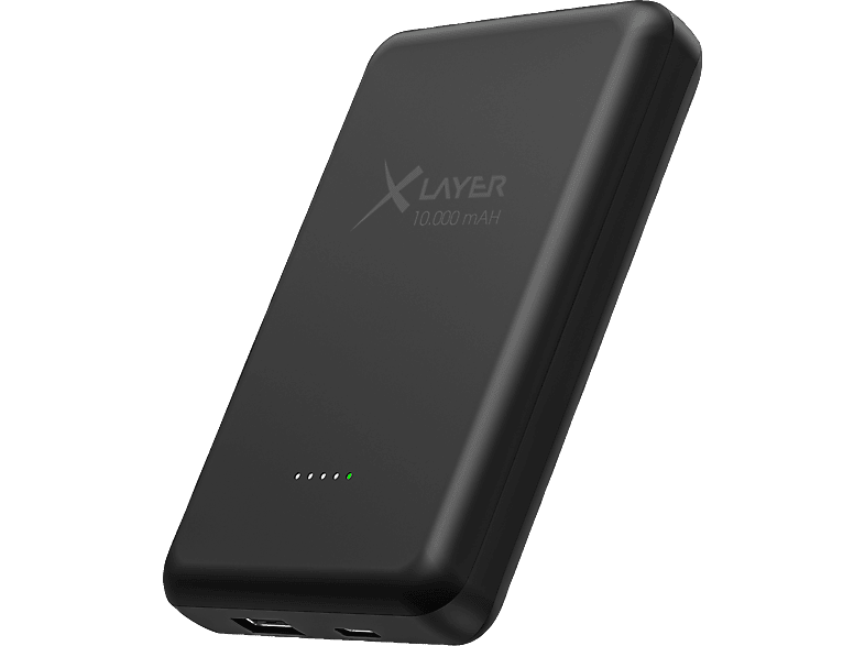 XLAYER MagFix Pro Magsafe kompatible Powerbank 10.000 mAh Schwarz | MediaMarkt