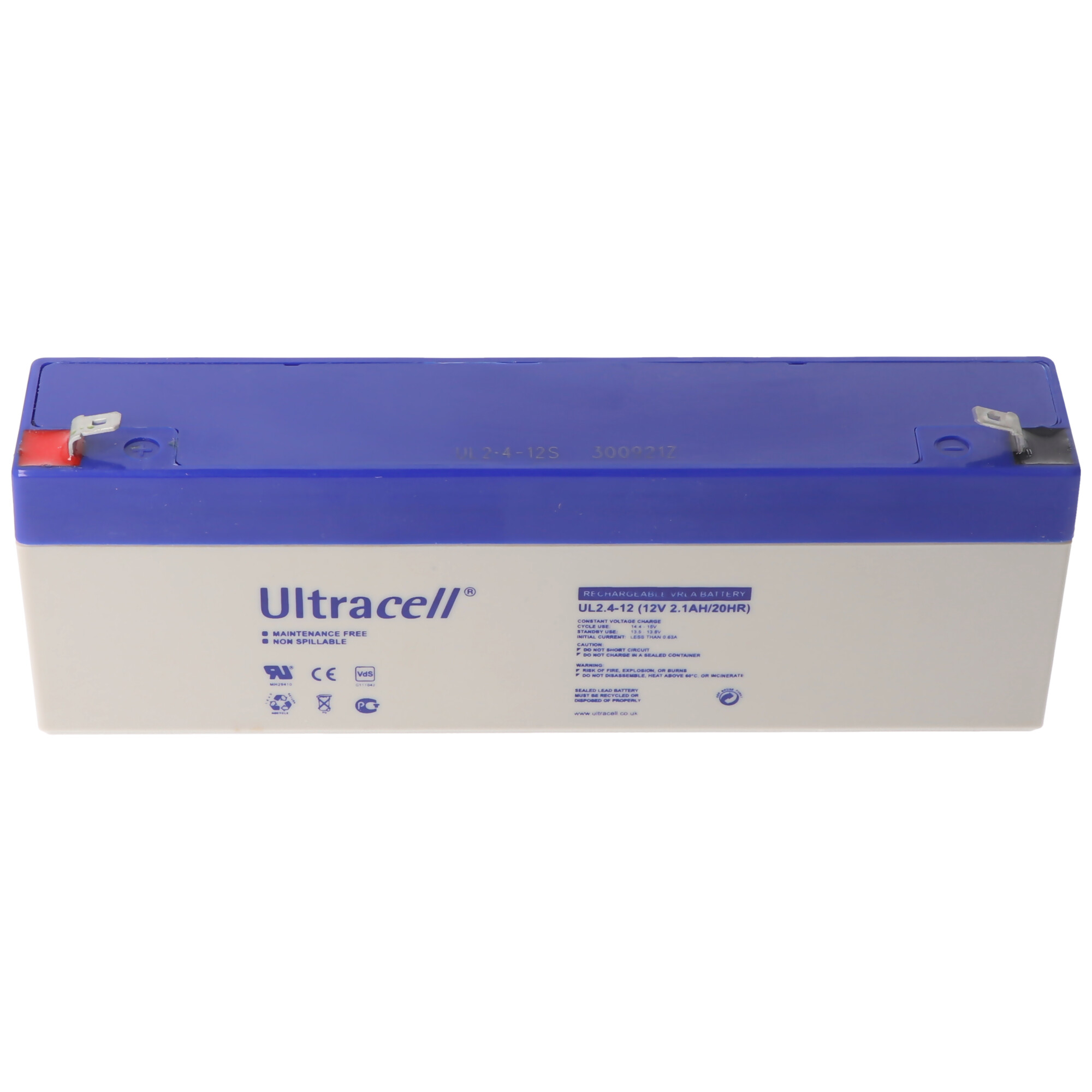 ULTRACELL Ultracell UL2.4-12 Blei-Akku 12 Volt 2,1 Ah, Faston 187, 4 ...