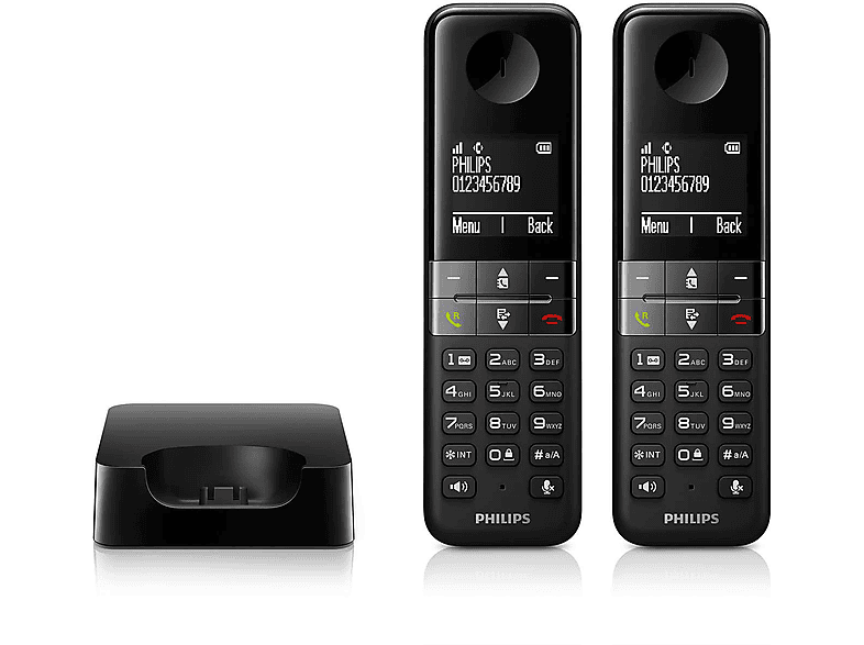 PHILIPS D4702B/34 Telefon | MediaMarkt