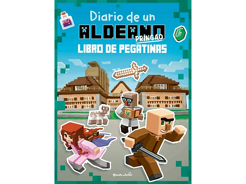 Diario De Un Aldeano Pringao. Libro De Pegatinas (Minecraft) | Cube Kid ...