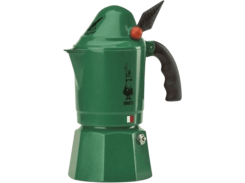 Cafetera tradicional | BIALETTI 0002762/NP, Aluminio, Verde | MediaMarkt