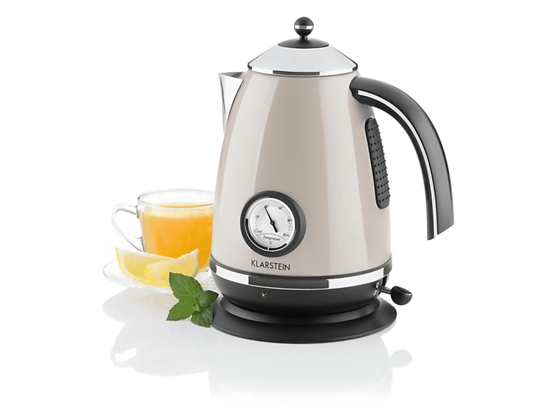 KLARSTEIN Aquavita Chalet Wasserkocher, Champagner | MediaMarkt