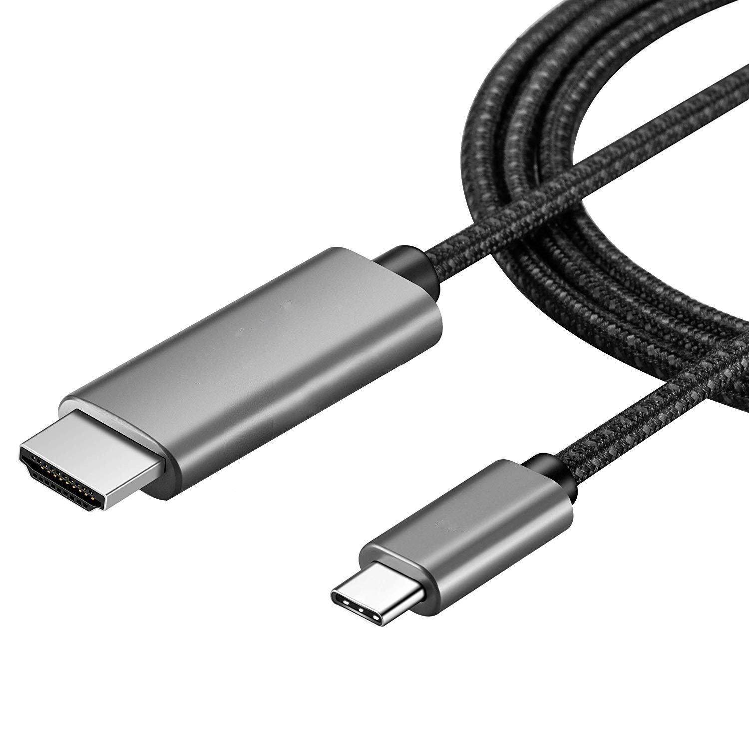 INF USB-C zu HDMI Kabel 4K 2 Meter, USB C auf HDMI-Kabel, UHD 4K/30Hz ...